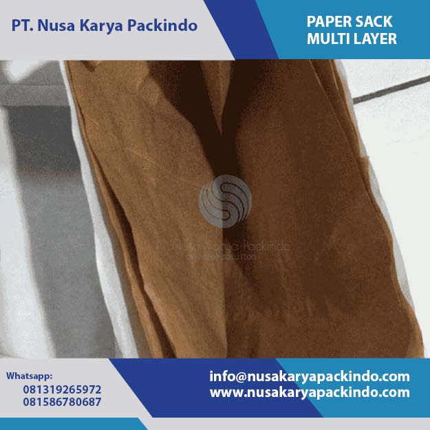 Paper Sack Arang 5 kg - 25 kg - Produsen Paper Sack (Karung Kertas ...