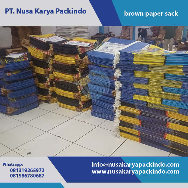 Sewn Paper Sack Kraft | Karung Kertas Jahit - Produsen Paper Sack ...
