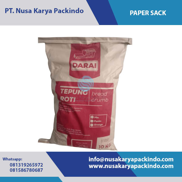 Sewn Paper Sack Kraft | Karung Kertas Jahit - Produsen Paper Sack ...