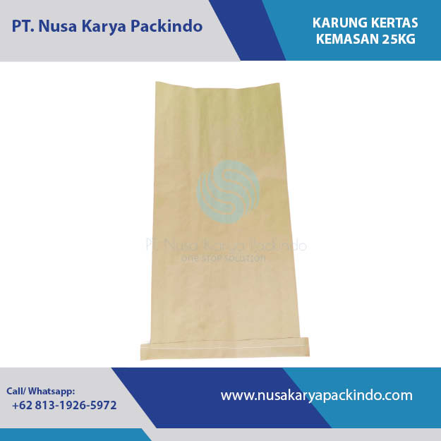 Karung Kertas Kemasan 25kg | Pilihan Tepat untuk Industri Modern ...